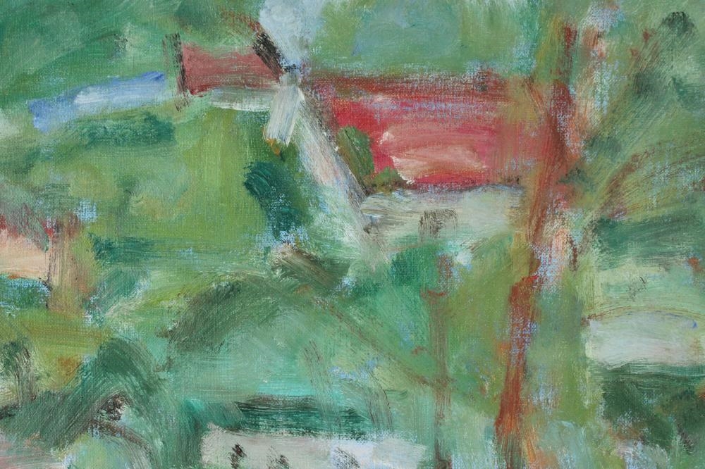 Paul Crotto | Modern Landscape with House | MutualArt