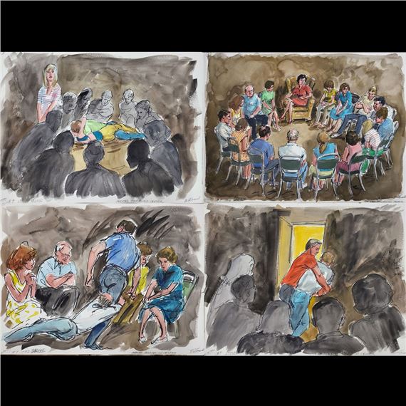 Barbara Maxwell | Courtroom Scene Paintings | MutualArt