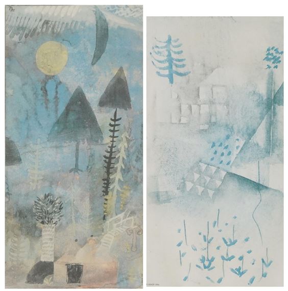 Paul Klee | Paul Klee - Trees in the garden (Late 20th Century) | MutualArt