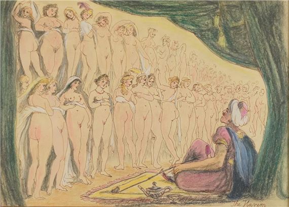 Thomas Rowlandson | Thomas Rowlandson - The Harem (Late 19th Century ...