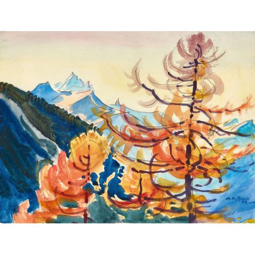 Albert Nyfeler | Herbst in den Alpen | MutualArt