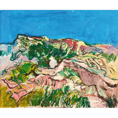 Jean-Louis Piguet | Südliche Berglandschaft | MutualArt