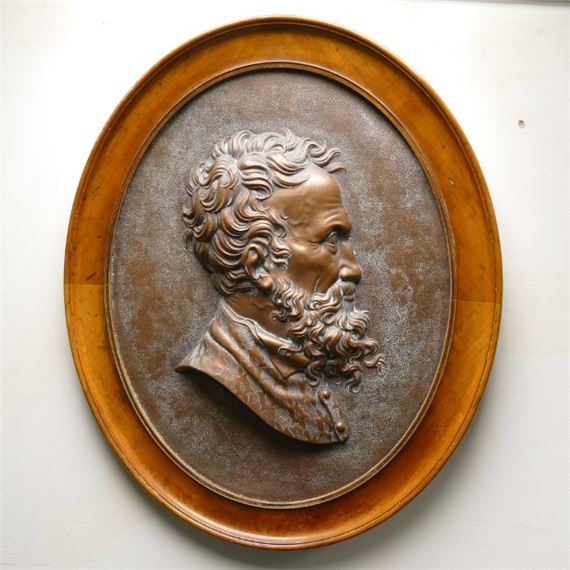 Charles Hubert Umbert Megabyte Primrose | Repousser copper portrait ...