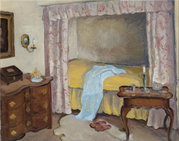 Elsa Nobbe | The artist's bedroom in Sønderho, Fanø | MutualArt