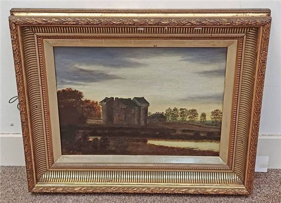 J. Jones | rural castle (1861) | MutualArt