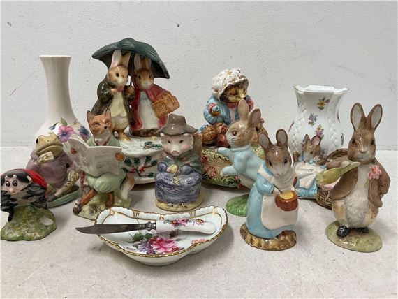 Beatrix Potter | COLLECTION OF ROYAL ALBERT BEATRIX POTTER FIGURINES ...