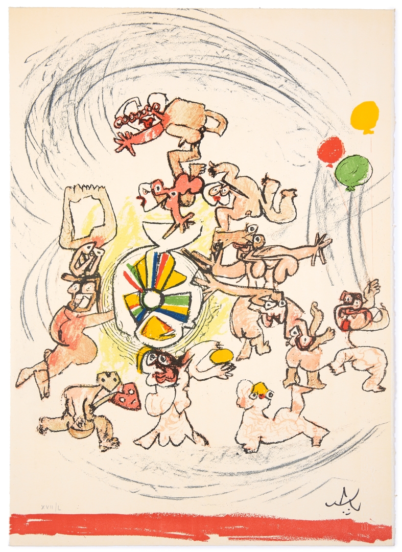 Roberto Matta | El verbo America (1983) | MutualArt