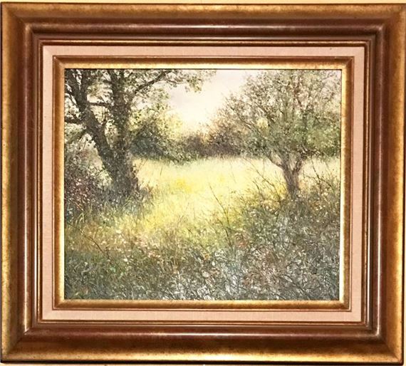 Jean Claude Cubaynes | Arbres dans le verger Huile sur toile (2025 ...