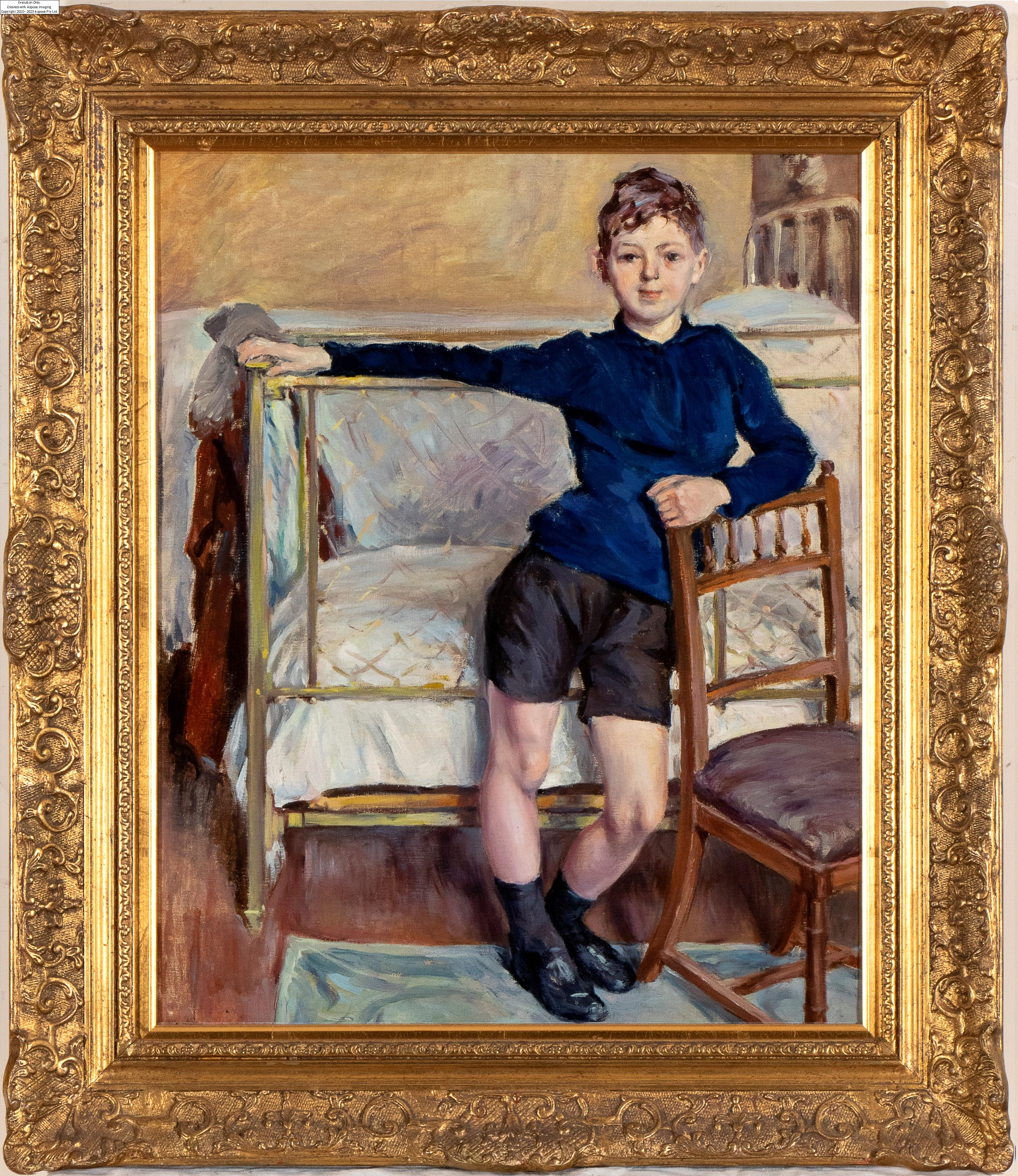 Angelo Rossi | Portrait of son Piero, 1920 ca (1920) | MutualArt