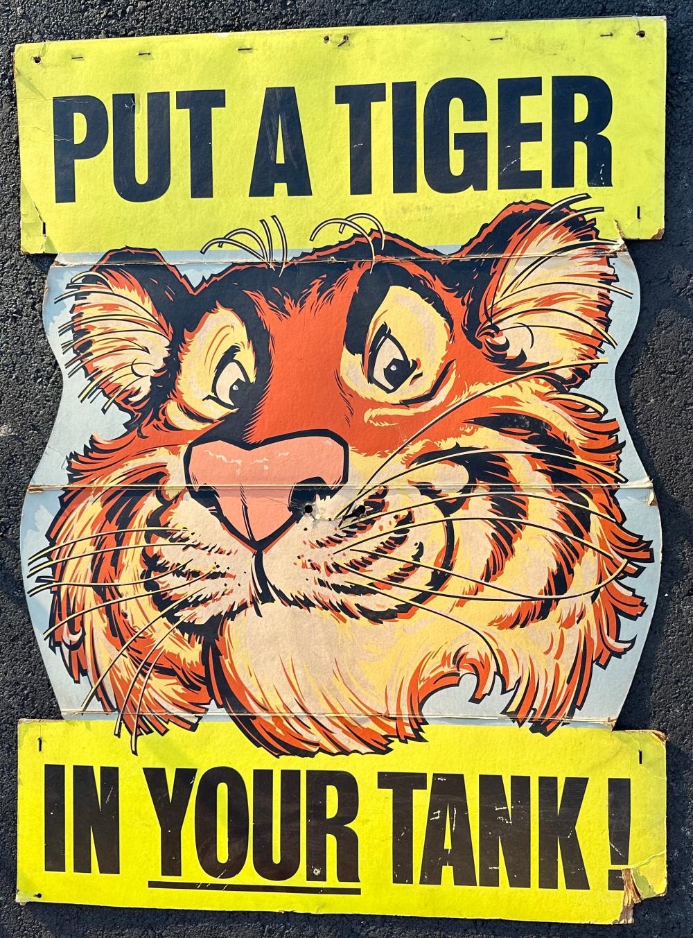 Stock | ESSO gas Tiger in the Tank sign | MutualArt