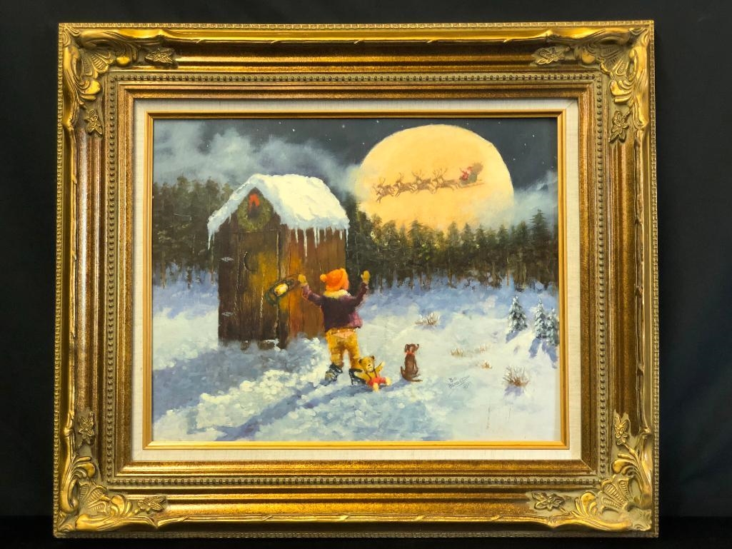 Bill Bender | Christmas Moon | MutualArt