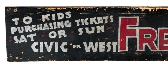 Normal | Antique Wooden Pony Rides Sign | MutualArt