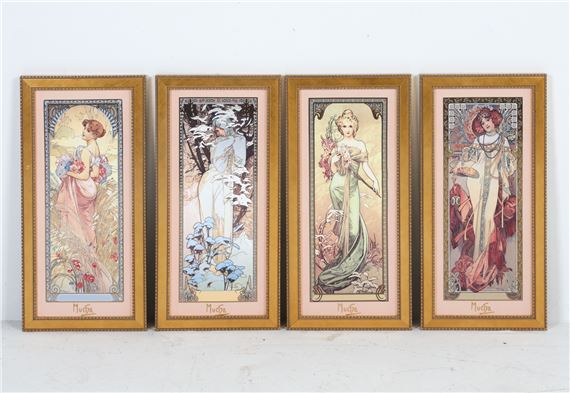 Alphonse Mucha | AFTER ALPHONSE MUCHA LITHOGRAPH PRINTS (20) | MutualArt