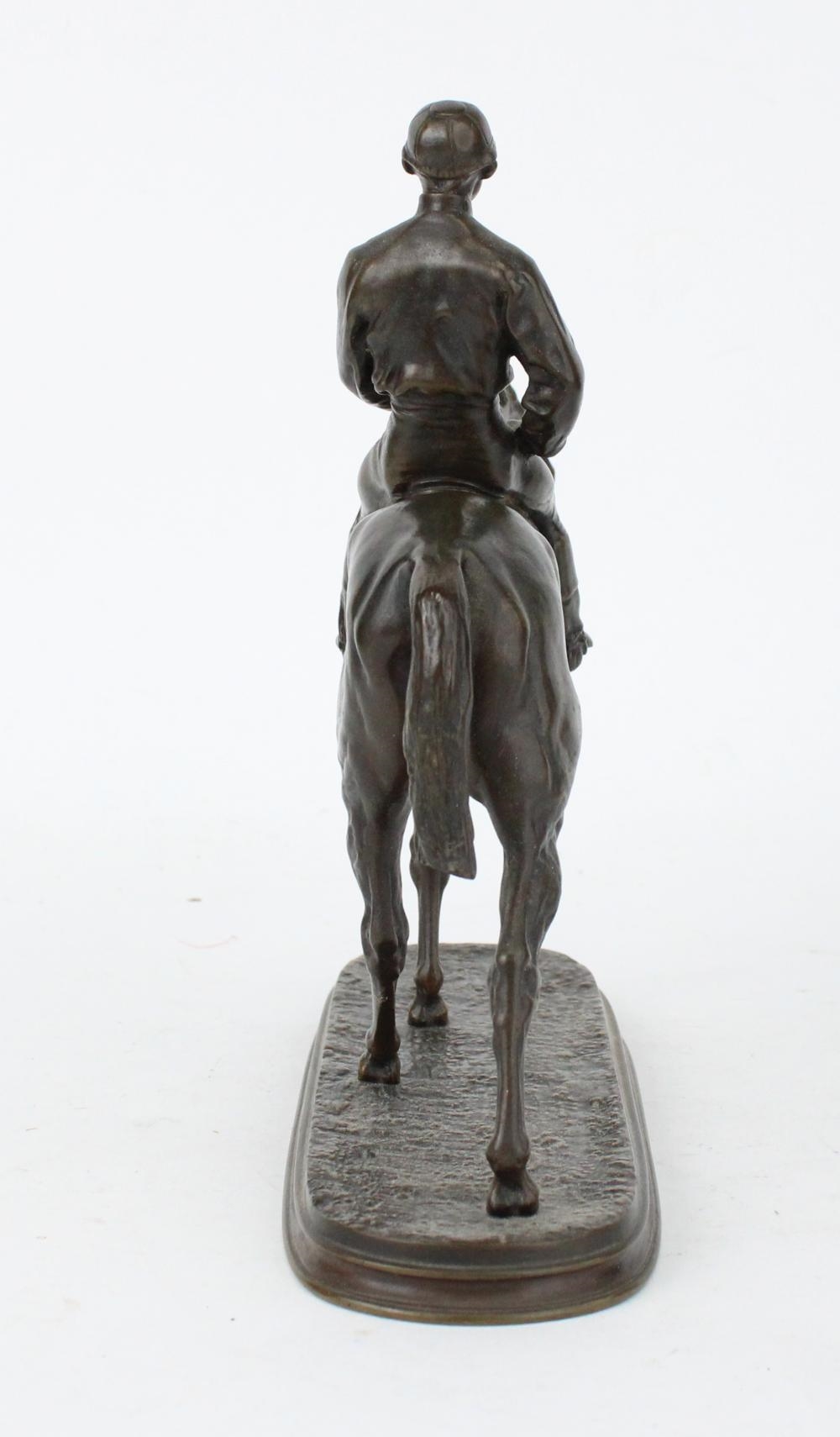 Pierre-Jules Mene | Jockey on Horseback (Late 19) | MutualArt