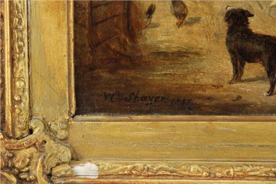 William Joseph Shayer | Farm Scene (1885) | MutualArt