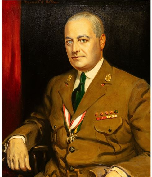Raymond Perry Neilson | Portrait of BSA President Mortimer Schiff ...