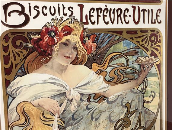 Alphonse Mucha | ALPHONSE MUCHA Advertising Poster Biscuits Lefevre ...