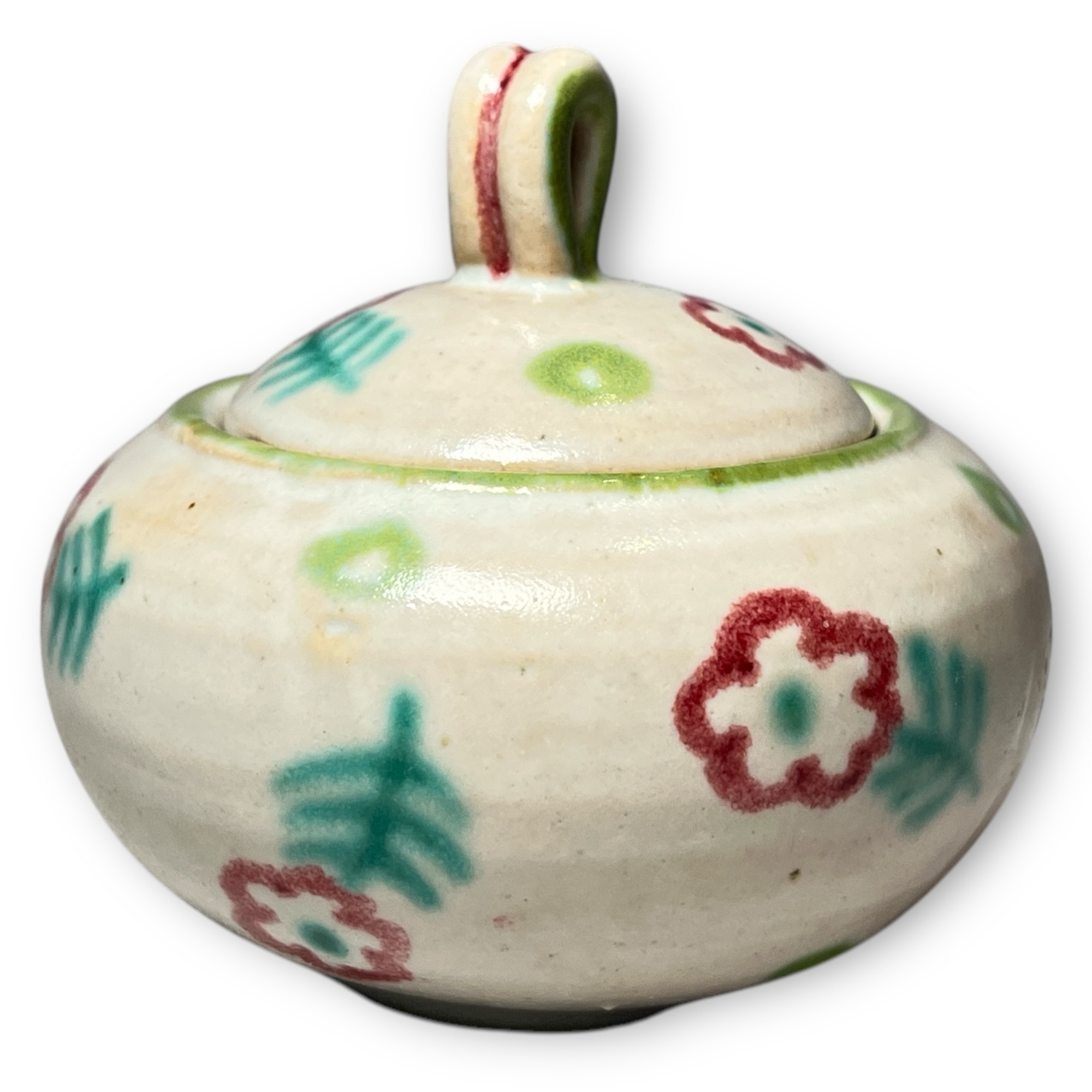 Guido Gambone | A GUIDO GAMBONE Vietri Lidded Bowl | MutualArt