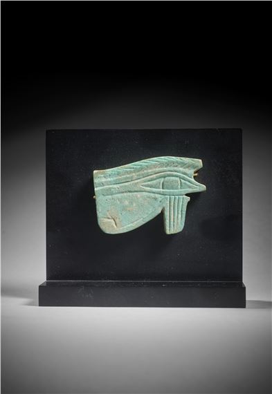 Michel | An Egyptian faience Wadjet-Eye amulet | MutualArt