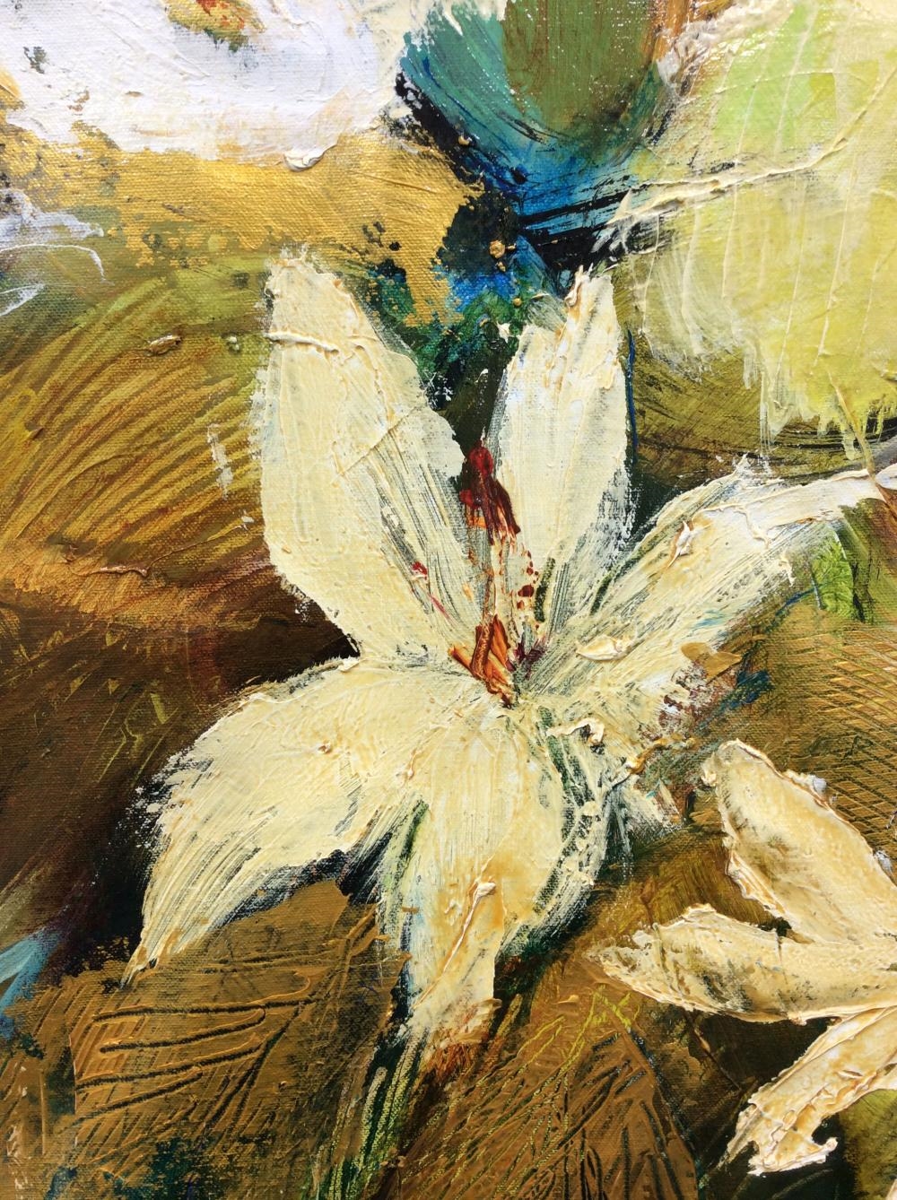 Natasha Barnes | Natasha Barnes Original Painting 30 X 40 Abstract ...