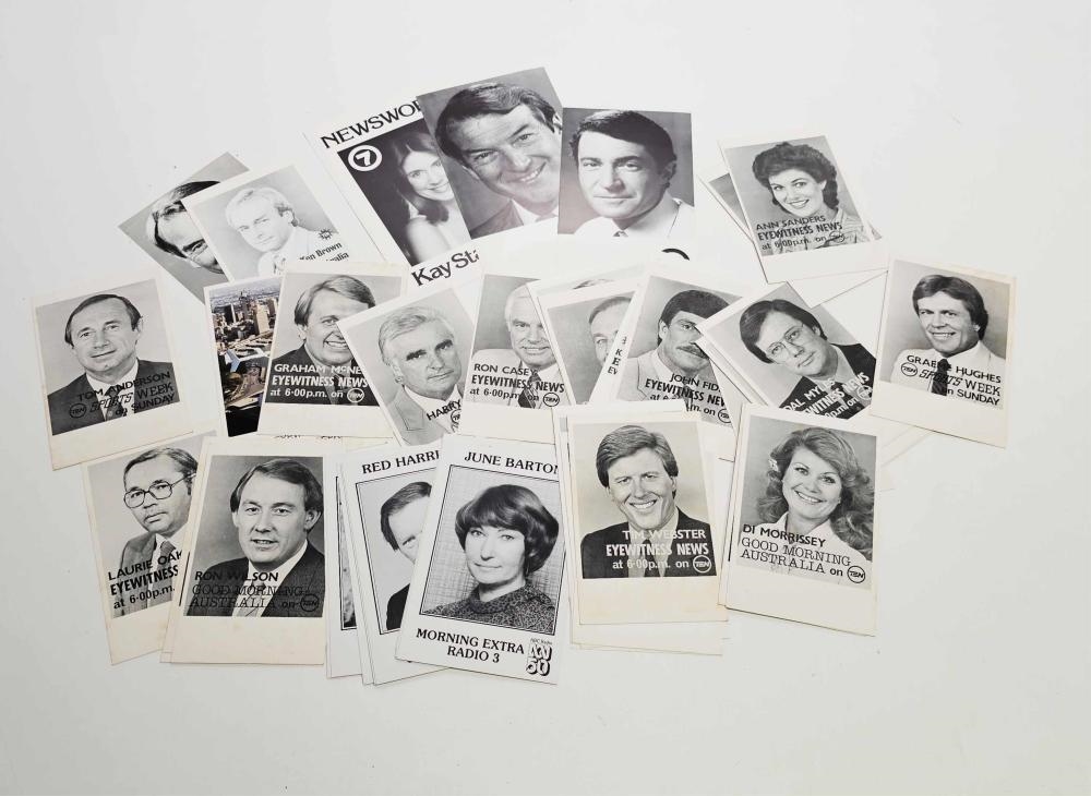 Ann Sanders | Collection of 1980s publicity cards for Channel 10 (1980s ...
