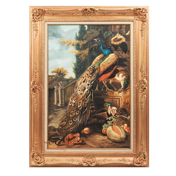 Consuelo Carrillo | Paisaje con pavorreal (1992) | MutualArt