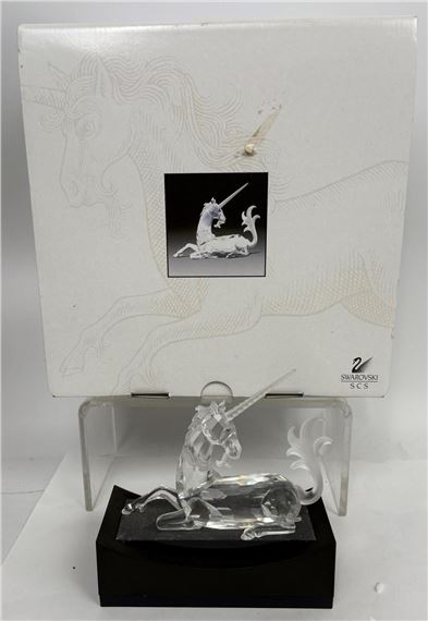 Swarovski | A Swarovski Crystal SCS 1996 Fabulous Creatures The Unicorn ...