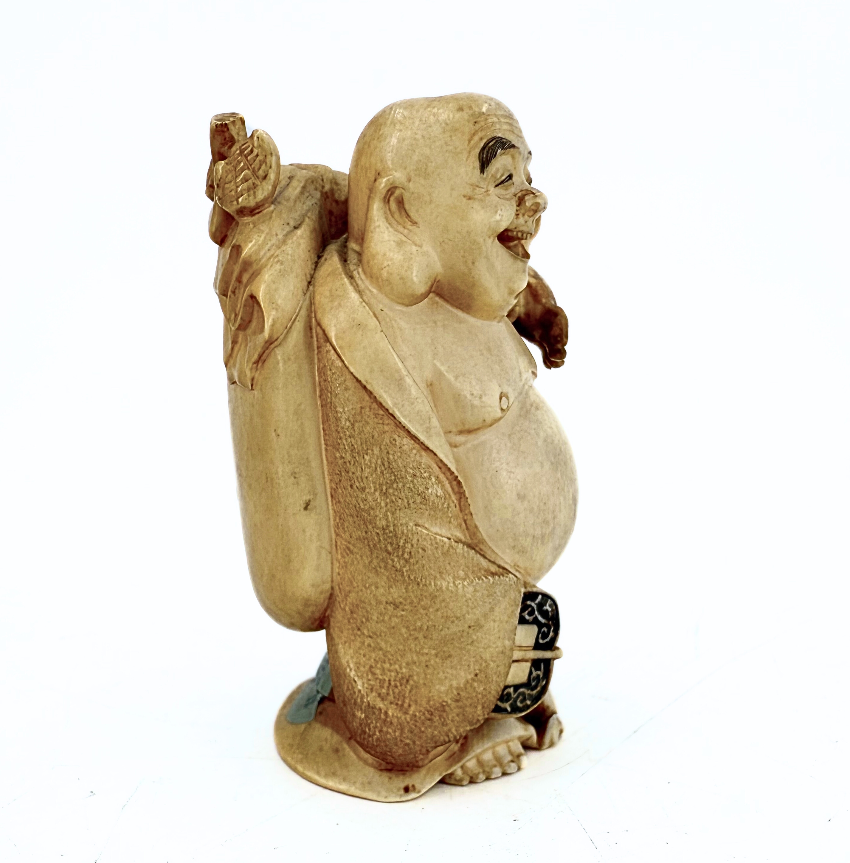 Chinese School, 20th Century | Hotei Buddha figurine | MutualArt