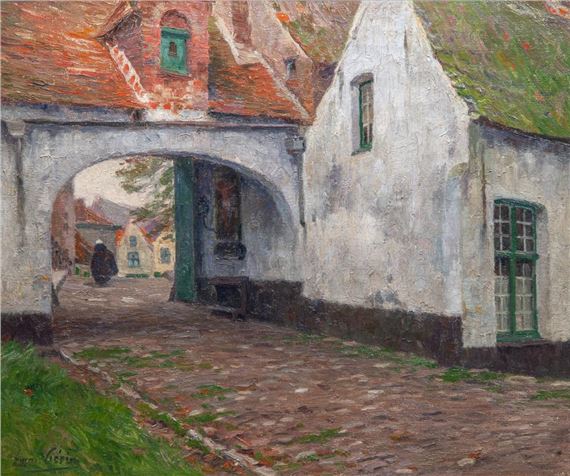 Emmanuel Vierin | view of the beguinage | MutualArt