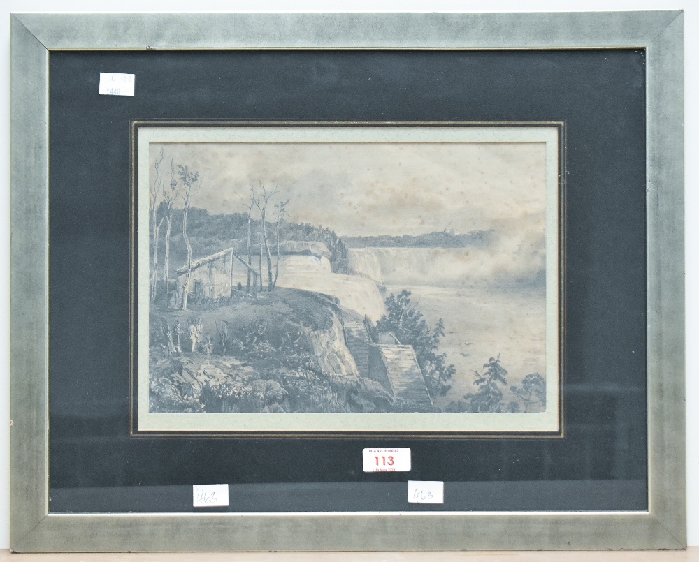Seymour | An interesting 19th century pencil drawing 'View of The ...