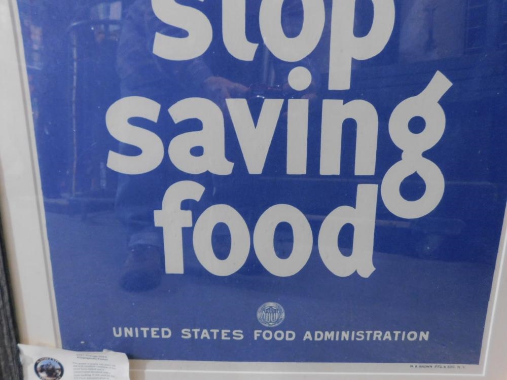B. Brown | Don't Stop Saving Food Poster (2000) | MutualArt