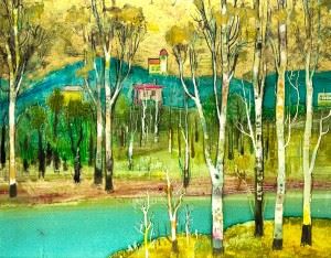 Ferenc Bordas | Aranyló égbolt | MutualArt