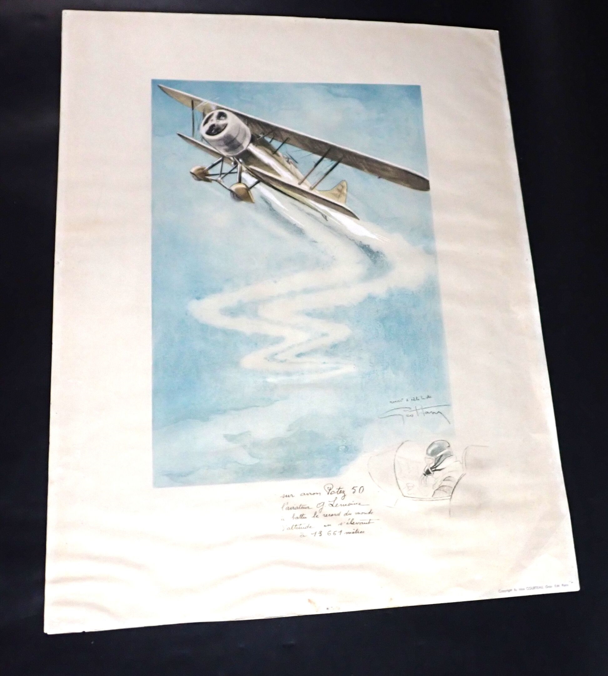 Géo‏ Ham | Sur avion Potez 50 l'aviateur G. LEMOINE à battu le record ...