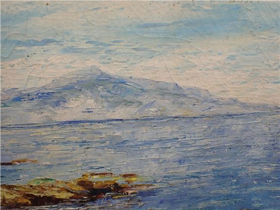 Emile Jules Lebrun | Bord de mer (1971) | MutualArt