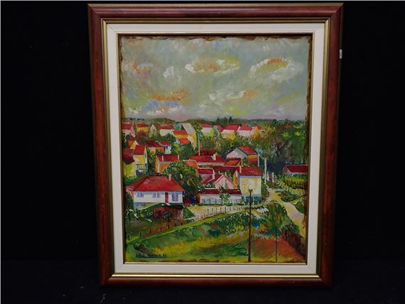 Aloisio Robert-gaétan | Vue de Saint-Parres-Aux-Tertres (1973) | MutualArt