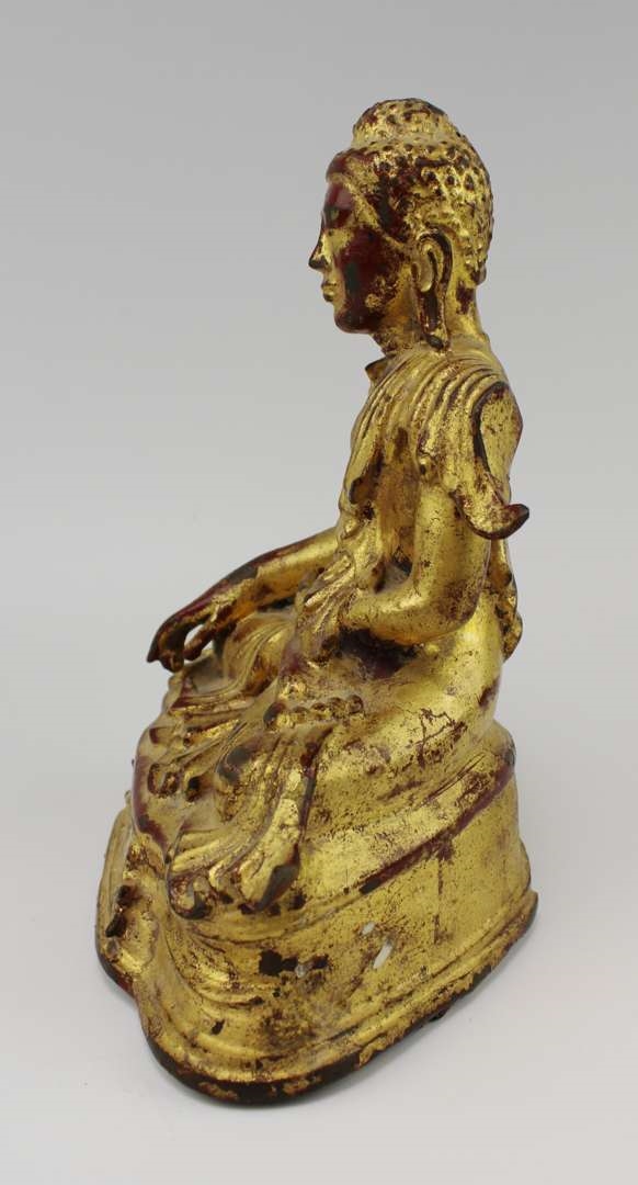 Burmese School, 19th century | A gilt bronze Mandalay style Buddha ...