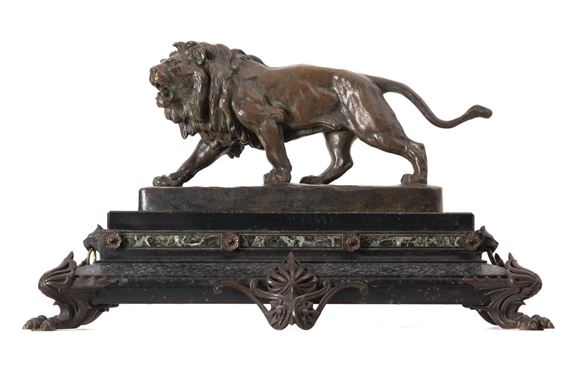 Louis Vidal | Lion rugissant | MutualArt