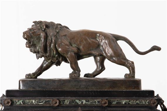 Louis Vidal | Lion rugissant | MutualArt