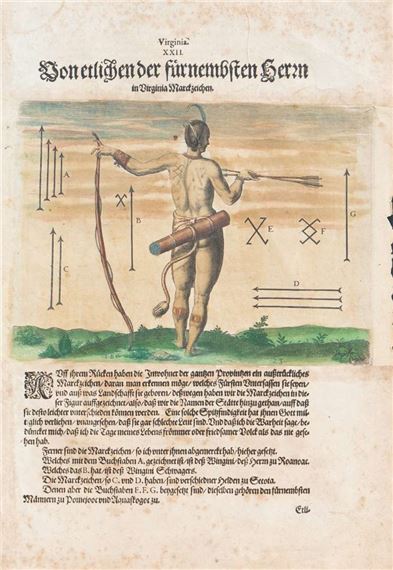Theodor de Bry | Gravure uit Amerika deel I anno 1590 (Circa 1590 ...