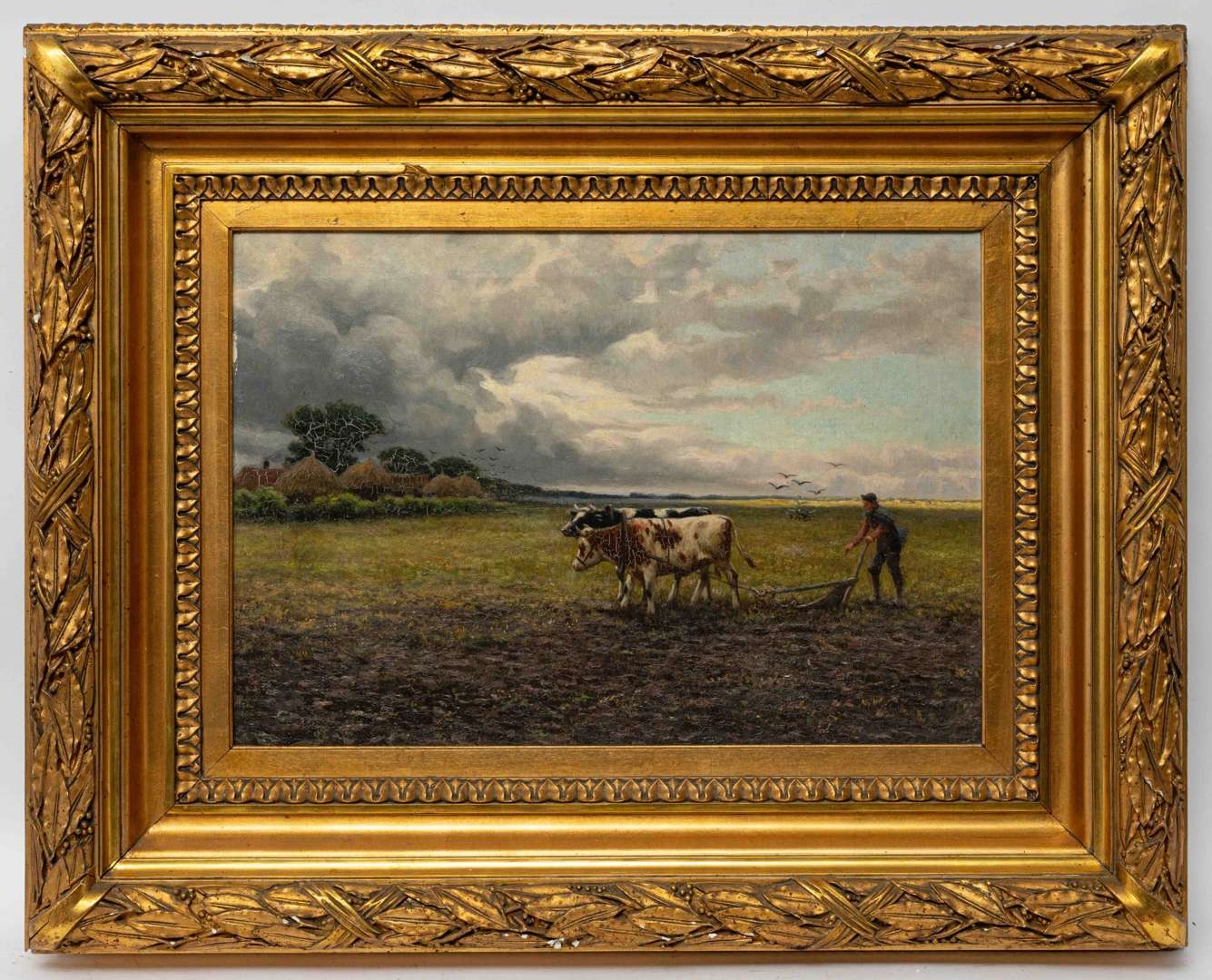 Henri Houben | Ploegende boer | MutualArt