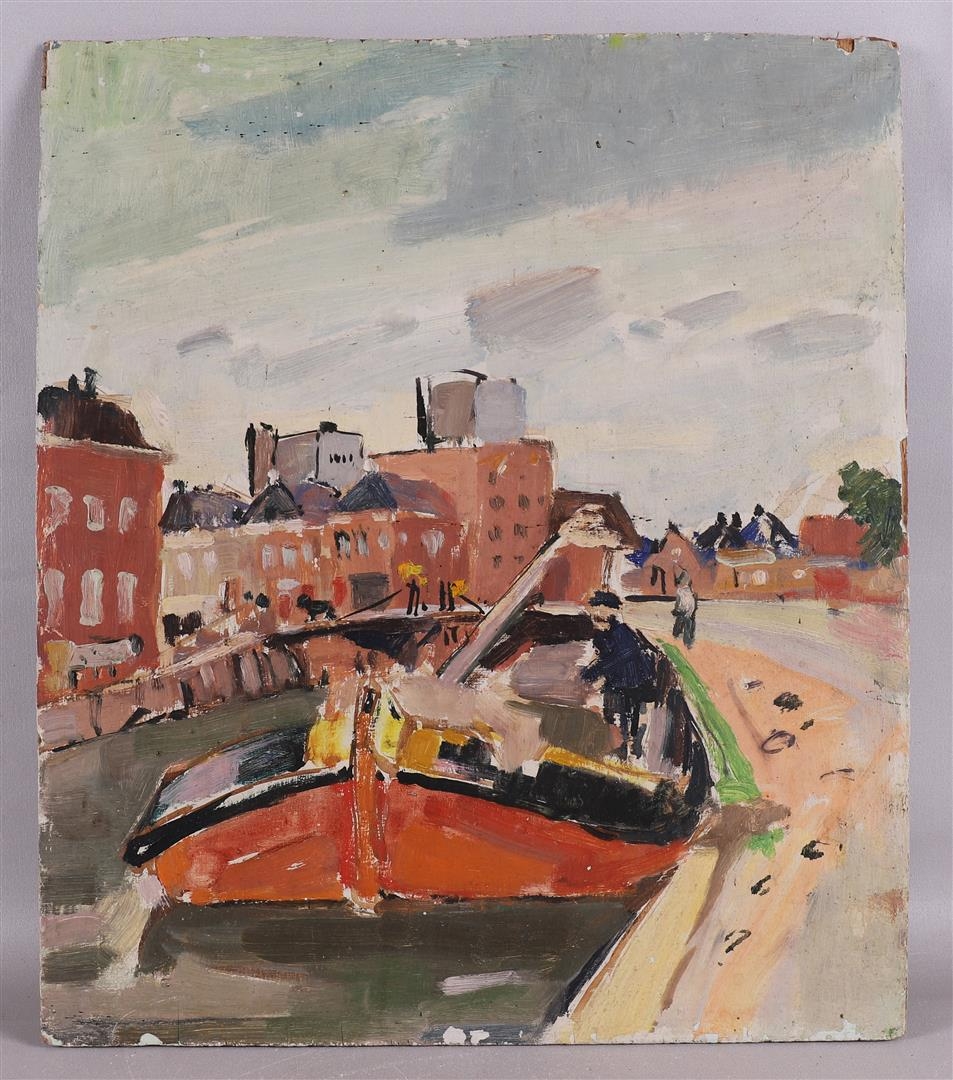 Jan van der Zee | Stadsgezicht met gracht | MutualArt