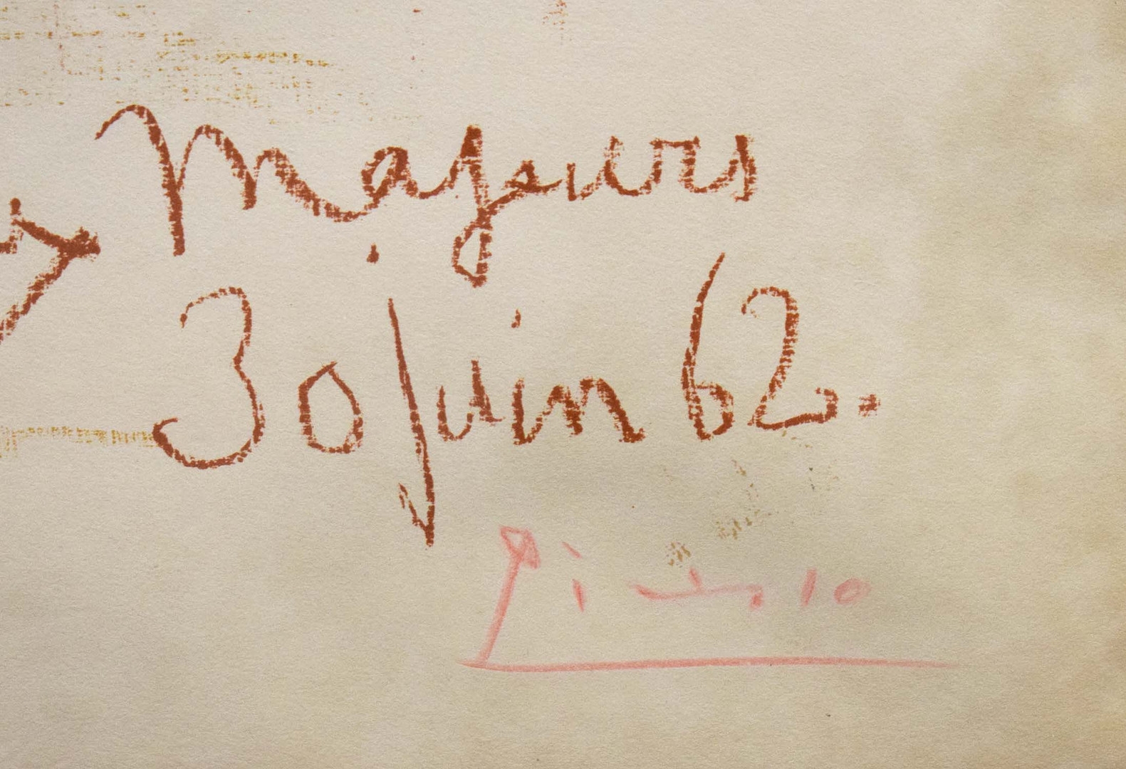 Pablo Picasso | PABLO PICASSO. ALEX MAGUY GALERIE EXHIBITION | MutualArt