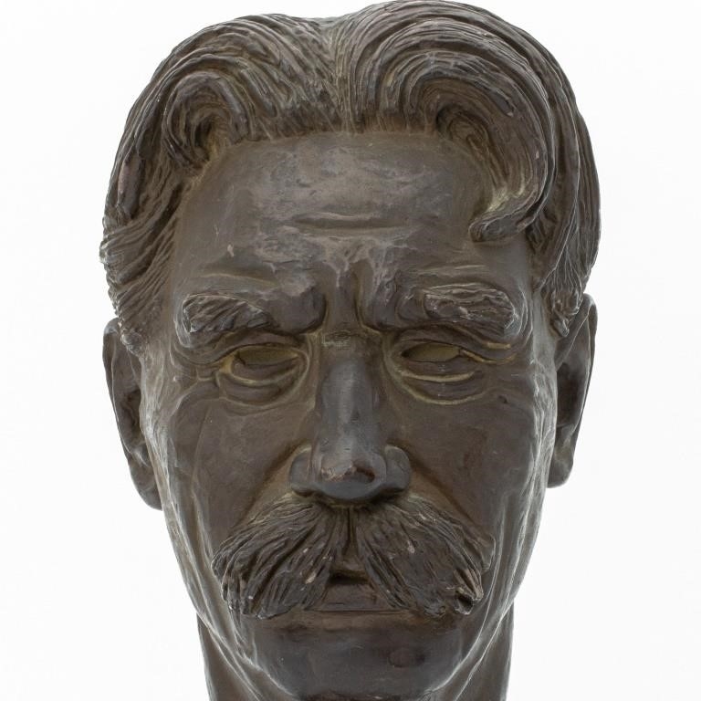 Leo Cherne | Leo Cherne Albert Schweitzer Plaster Bust, 1955 (1955 ...