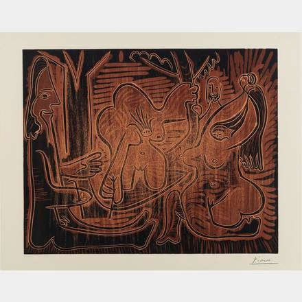 Pablo Picasso | Le déjeuner sur l'herbe d'après Manet II (1962) | MutualArt