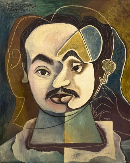 Mario Carreño | Very Self Portraitly (1947) | MutualArt