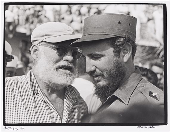 Osvaldo Salas | Con Hemingway (Fidel Castro with Ernest Hemingway ...
