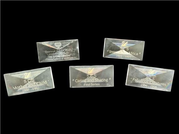 Swarovski | SCS Crystal Plaques & Packaging | MutualArt
