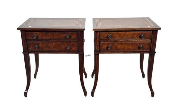 Theodore Alexander | PAIR OF THEODORE ALEXANDER END TABLES | MutualArt