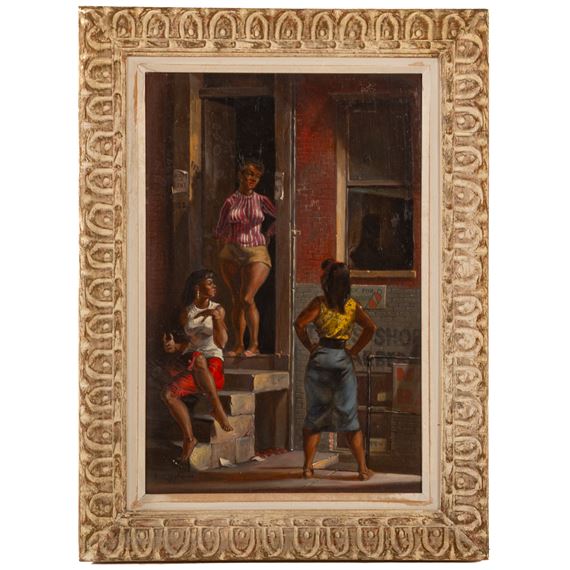 Joseph Sherly Sheppard | On the Stoop (1954) | MutualArt