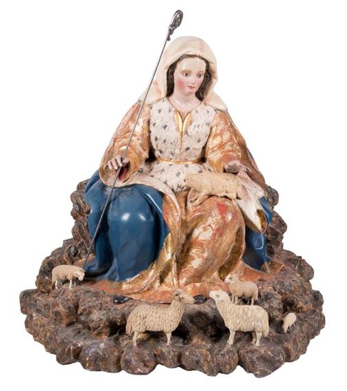 Sevillian School, 17th Century | Divine Shepherdess (17th Century 18th ...